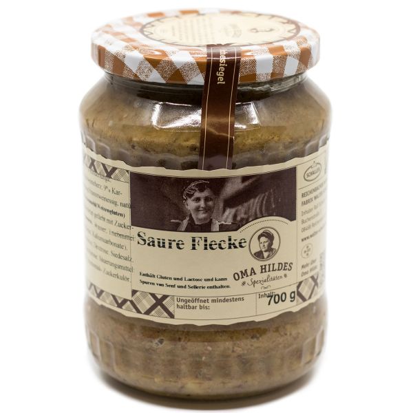 Saure Flecke Im Glas 700g Oma Hildes Spezialit ten 